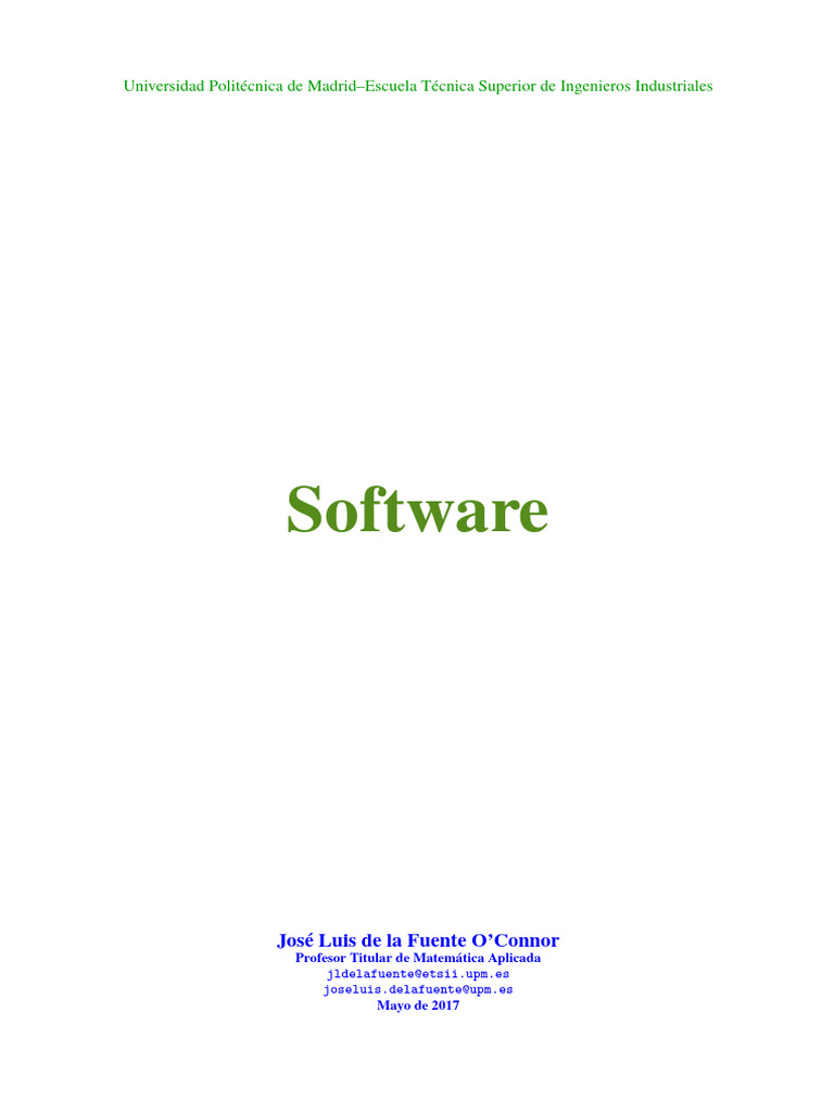 Software_UPM_2017 | PDF