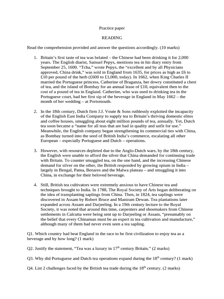 Practice Paper 2 | PDF