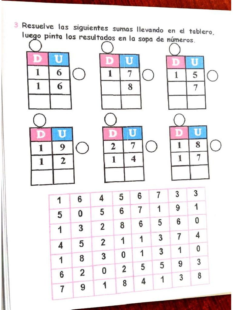 Trabajo de 1ro de Primaria | PDF