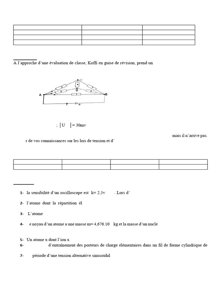 Devoir 2nde CD | PDF