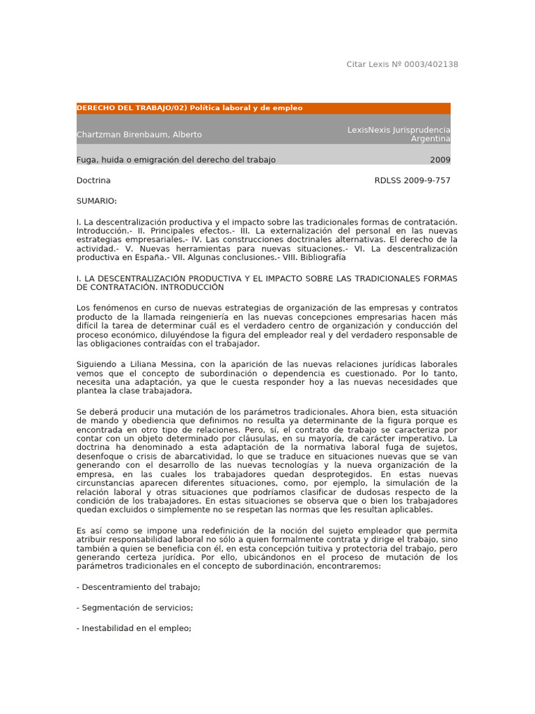 Articulo Birenbaum Abeledo-Fuga Huida o Emigracion DT | PDF