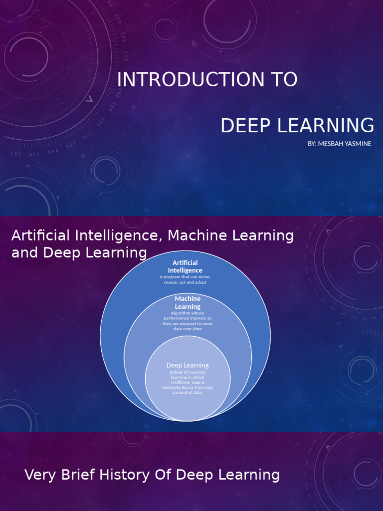 Introduction To Deep Learning | PDF Introduction To Deep Learning | PDF
