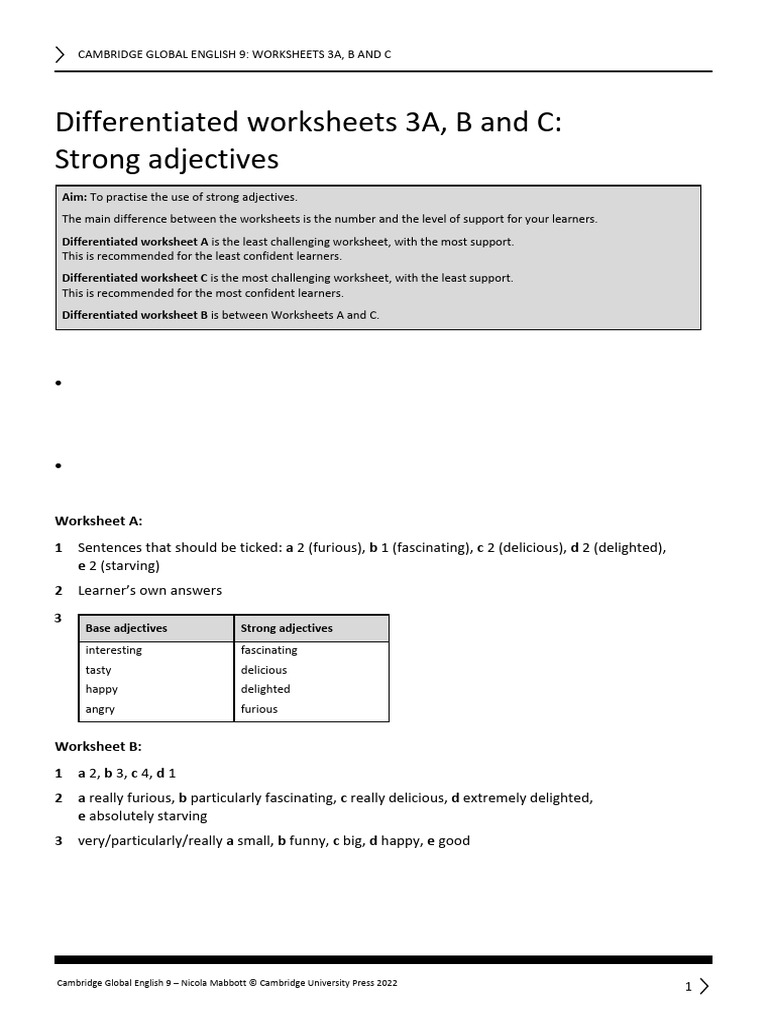 Ge 9 Diff Ws U2 3 ABC | PDF