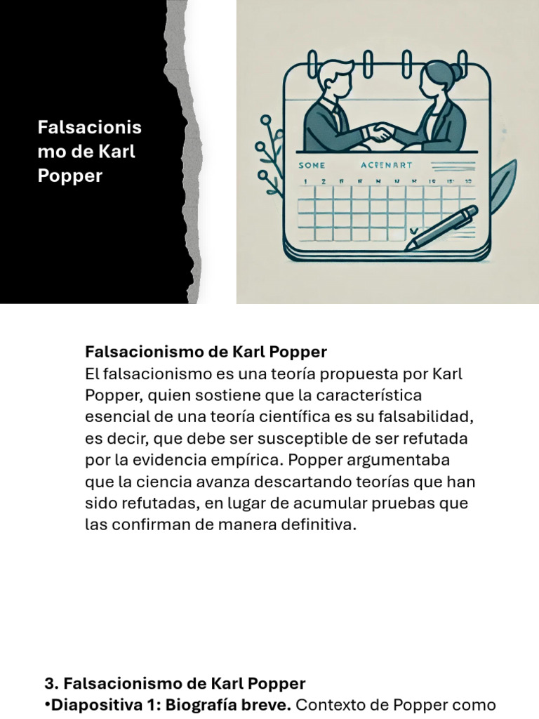 Falsacionismo de Karl Popper | PDF