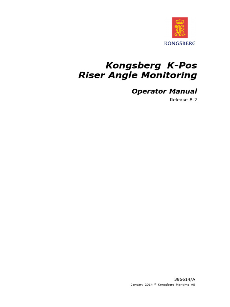 K-POS RAM Riser Angle Monitoring OPERATOR MANUAL | PDF