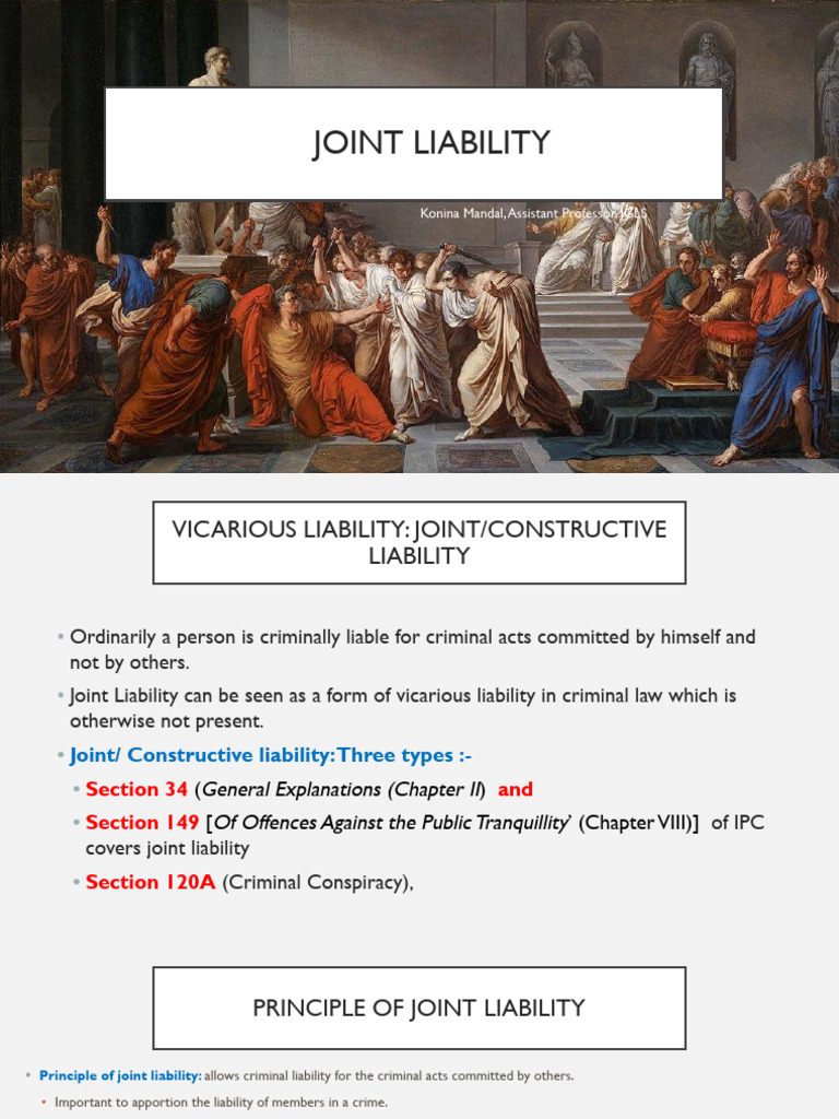Joint Liability | PDF