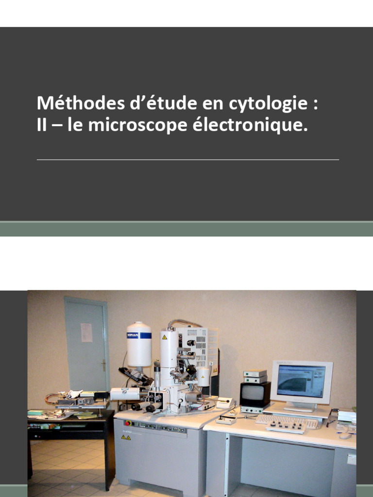 TP 2 Microscope Éléctronique | PDF | Scientific Techniques | Physical ...