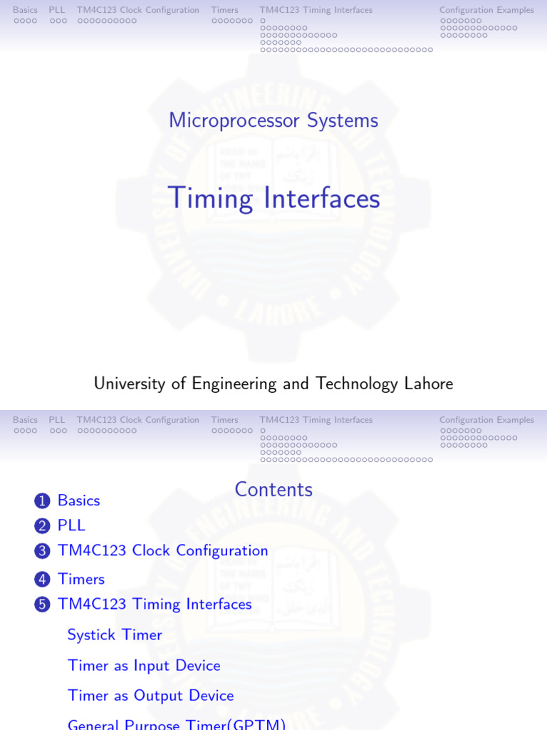 Ch10 Slides | PDF | Timer | Technology & Engineering
