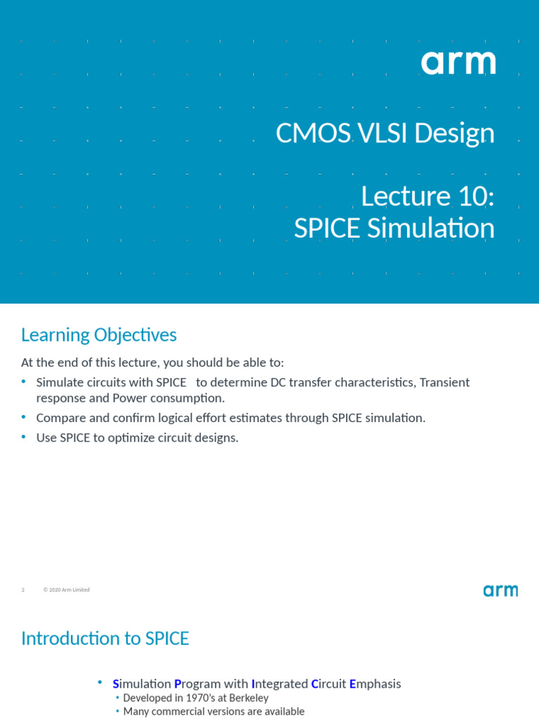 Lecture10 SPICEsimulation | PDF
