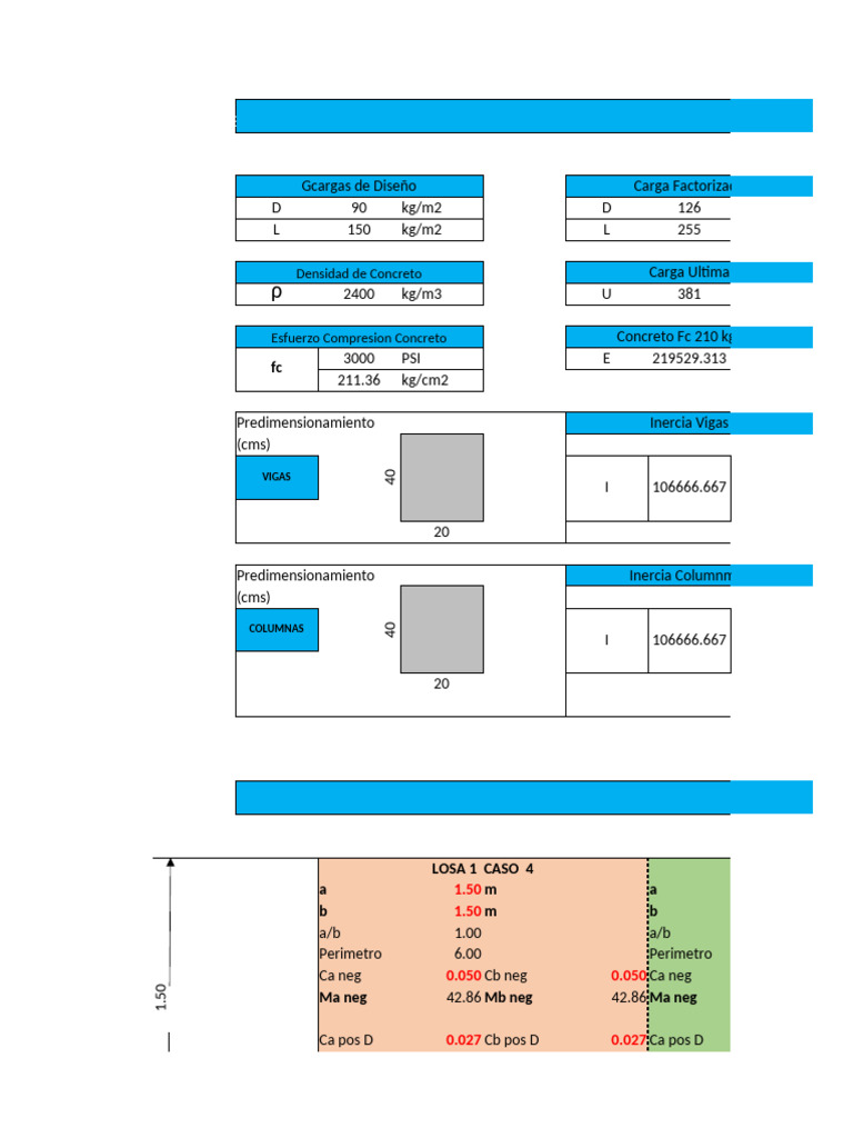 Calculo de Losas Pct | PDF