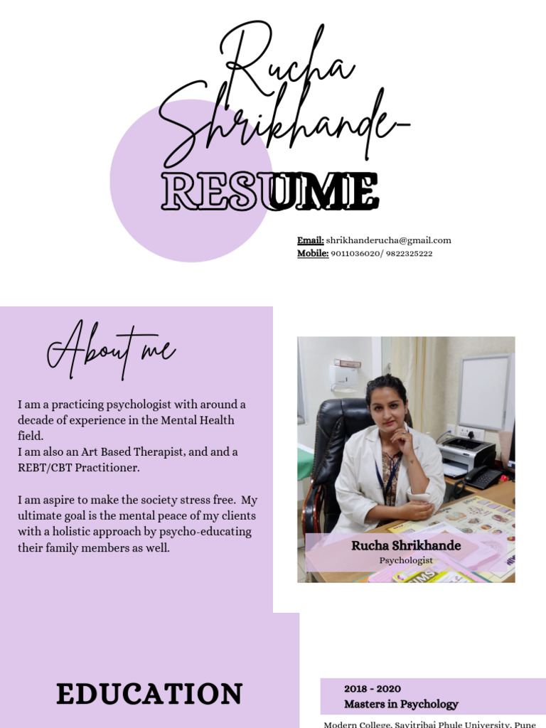 Rucha Shrikhande Resume | PDF