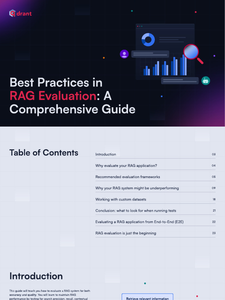 Qdrant RAG Evaluation Guide Best Practices | PDF