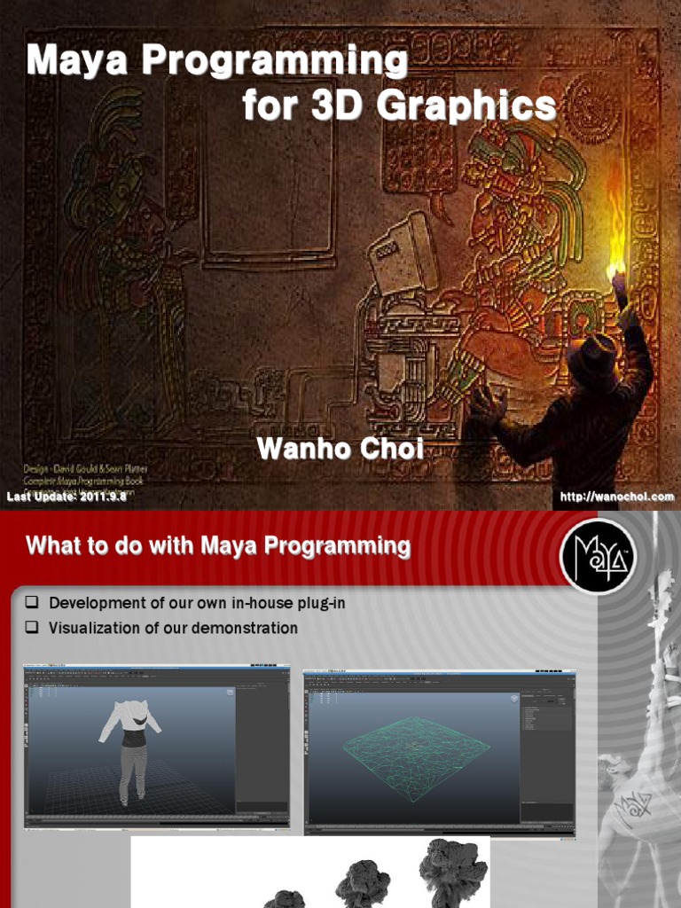 Maya Programming For 3d Graphics Pdf Autodesk Maya Application Programming Interface
