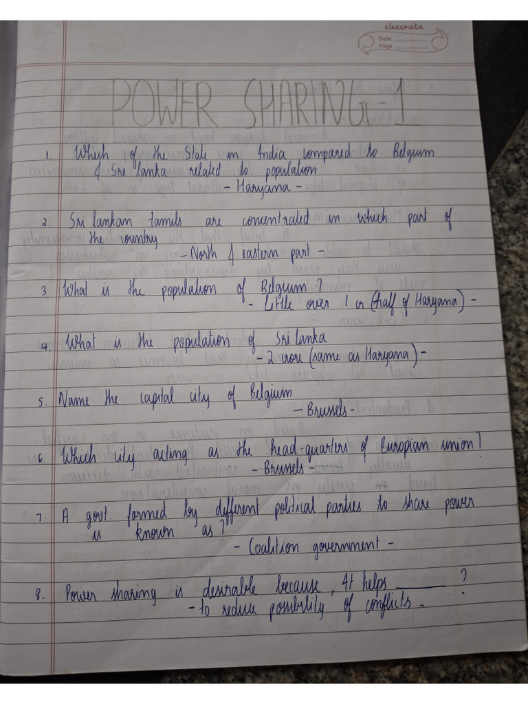 Power Sharing | PDF