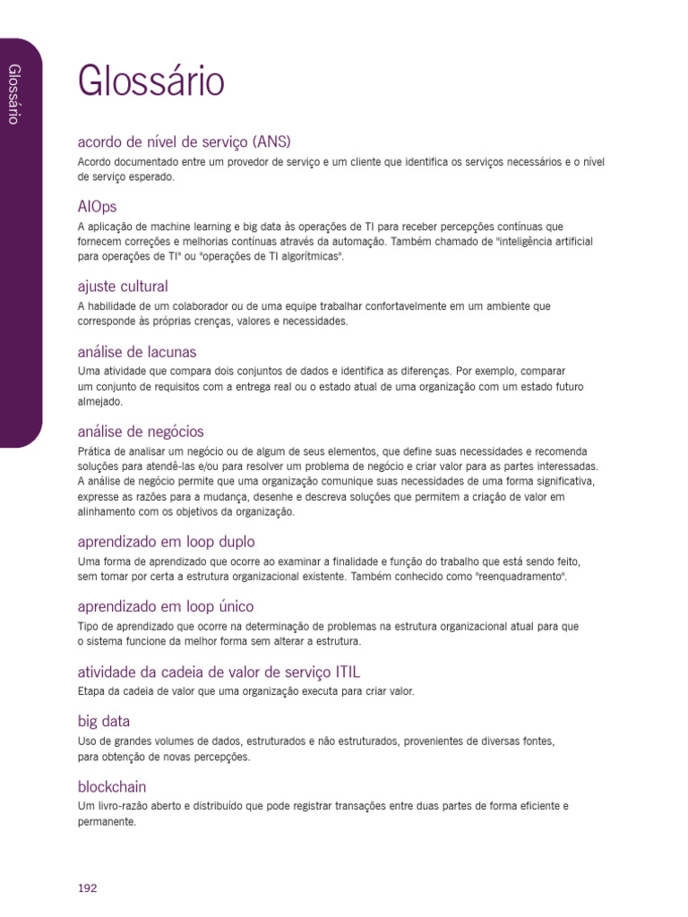 DSV Brazilian Portuguese Glossary-1 | PDF