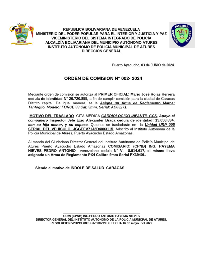 Boleta Comision Salud | PDF