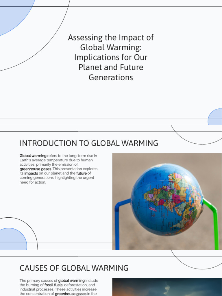 Slidesgo Assessing The Impact of Global Warming Implications For Our ...