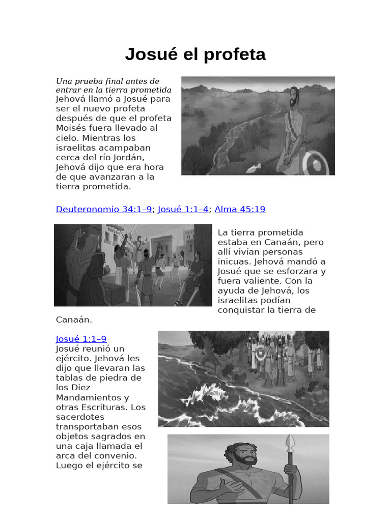Josué El Profeta | PDF | Joshua | Arca de la Alianza