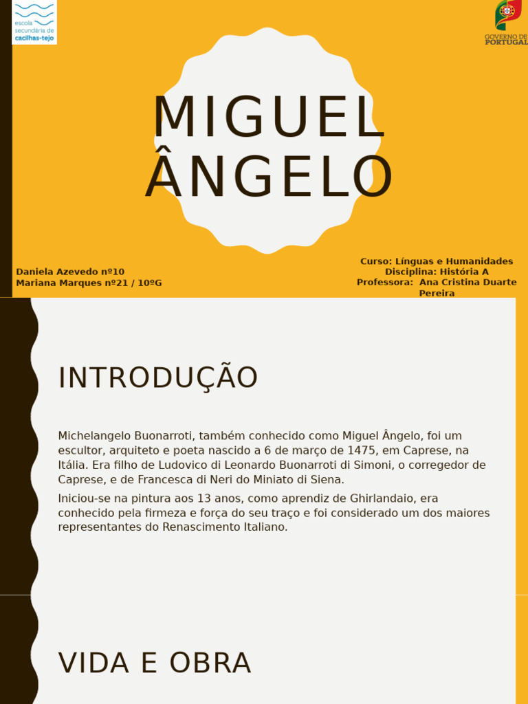 miguel angelo | PDF
