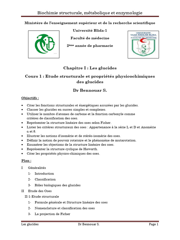 Cours-1 Les Oses | PDF