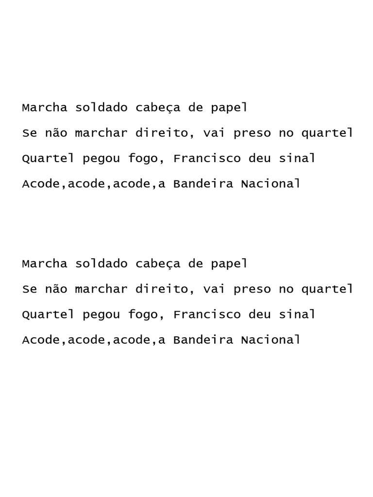 Marcha Soldado | PDF