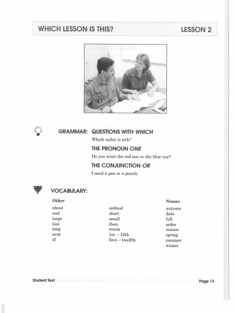 123412-Student-Book-Vol-2 --- lesone 2 | PDF