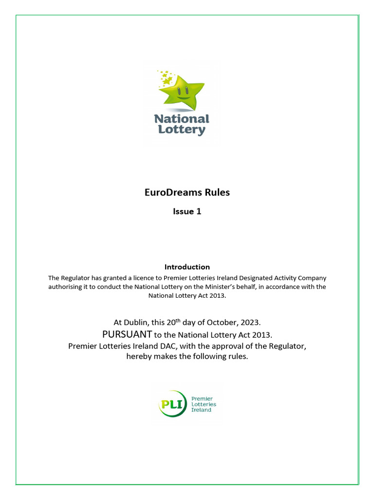 Eurodreams Game Rules | PDF