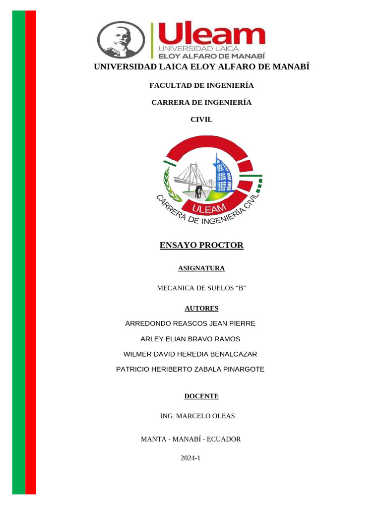 Informe de Proctor | PDF