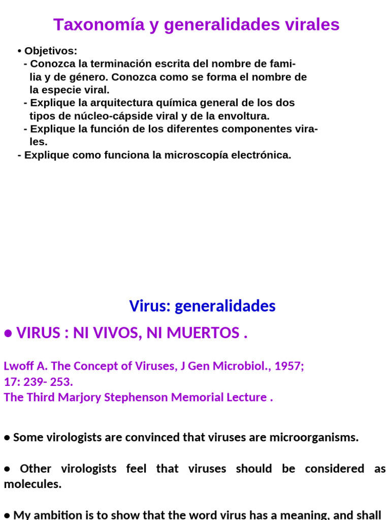 BVM 2022 Taxo, General Virus | PDF