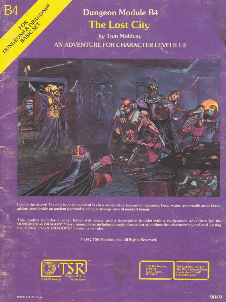 B4 The Lost City Pdf