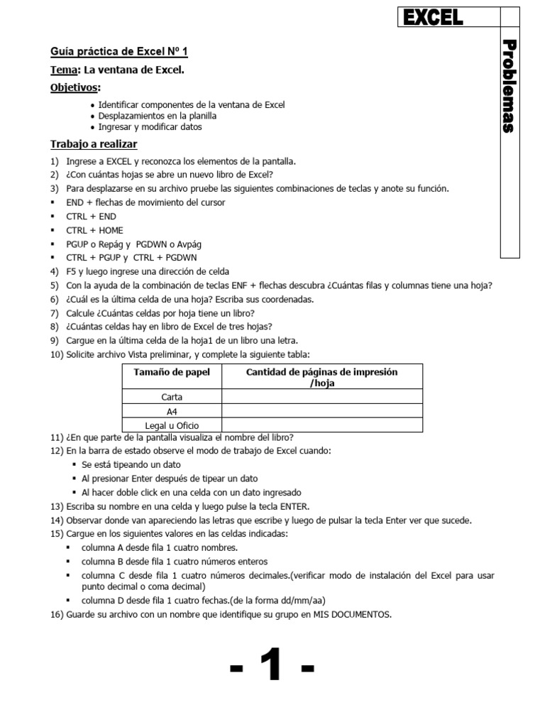 Problemas Varios Excel V2 | PDF