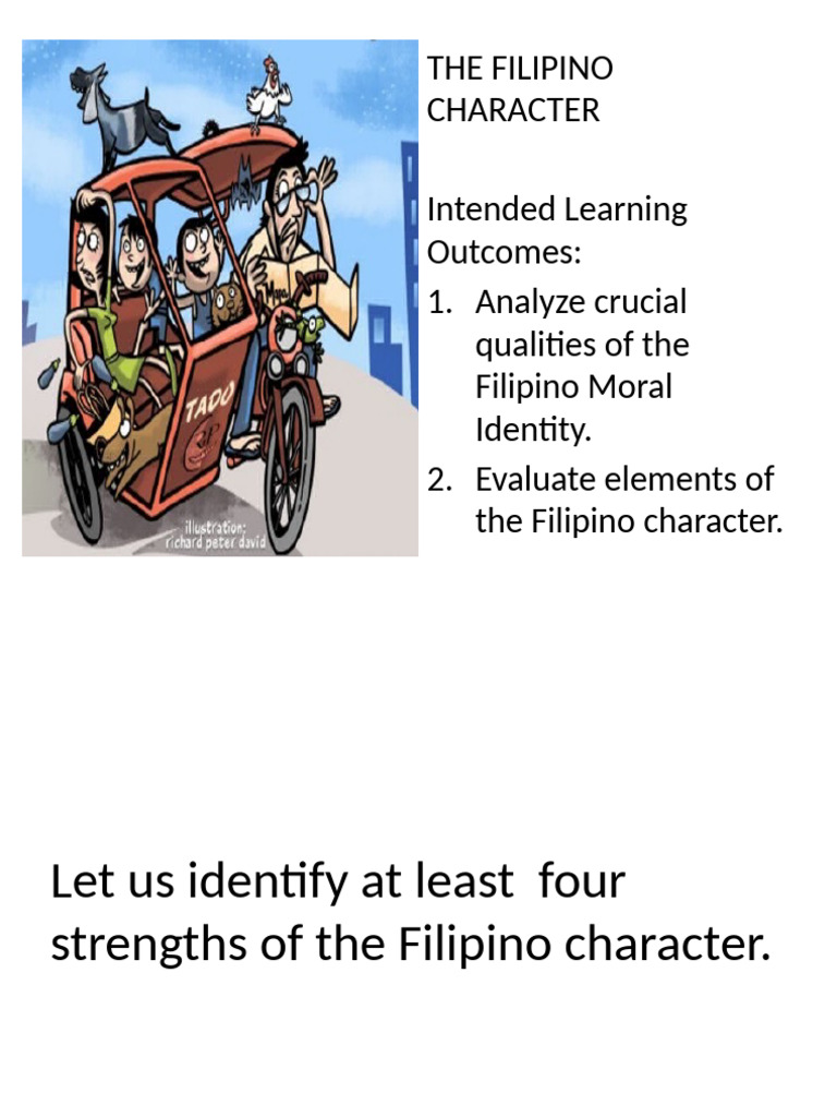 Lesson 8 Filipino Character | PDF