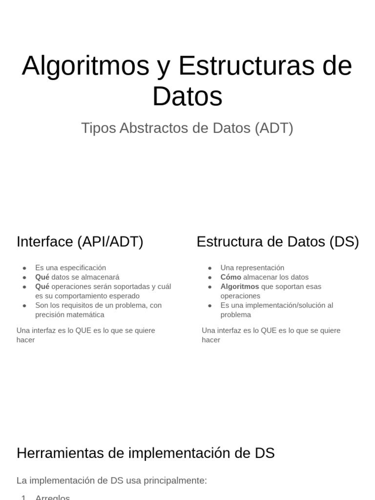 03 - Estructuras de Datos Elementales | PDF