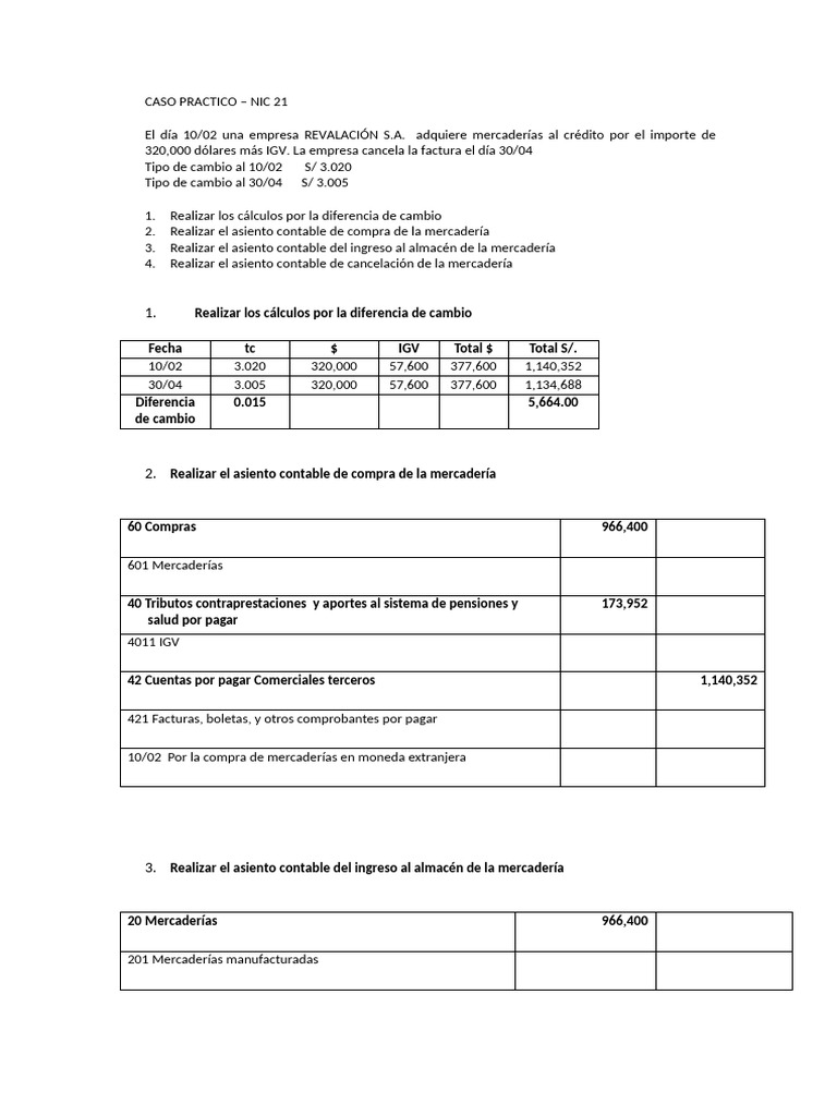 Caso Practico (4) | PDF