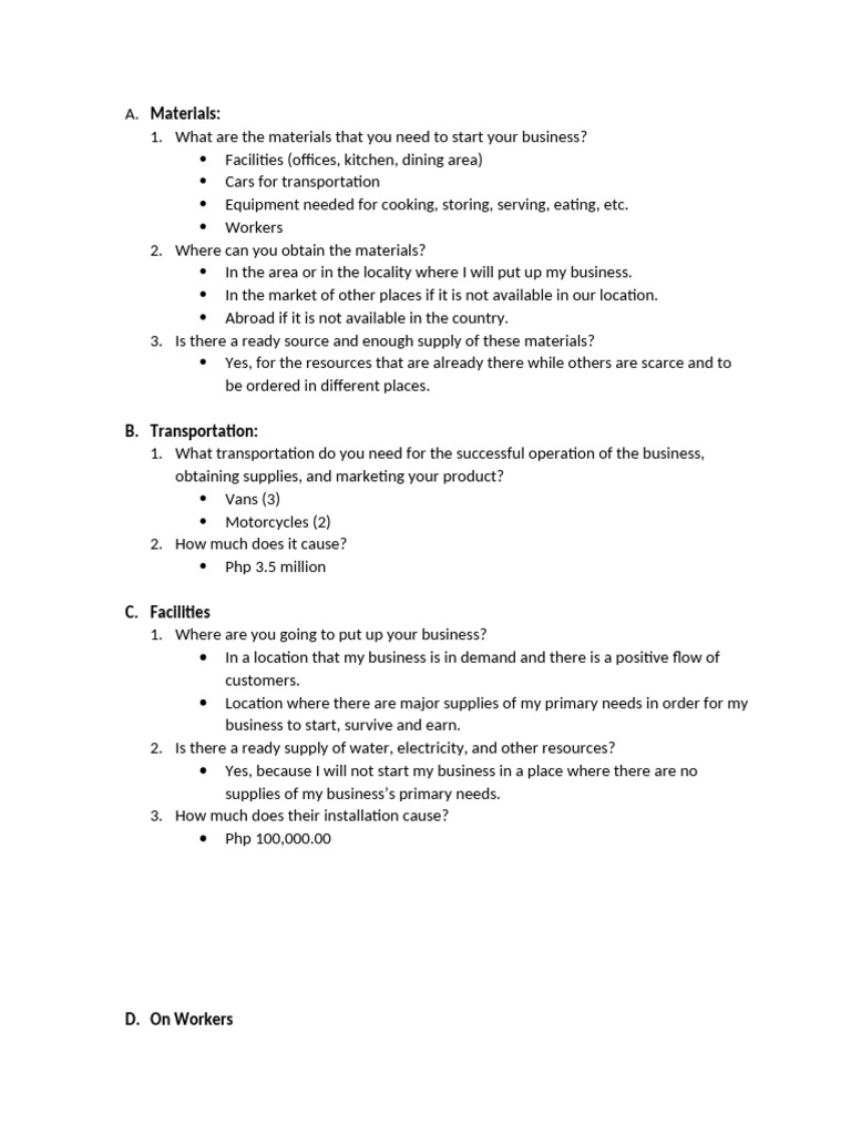 Activity in Entrep | PDF