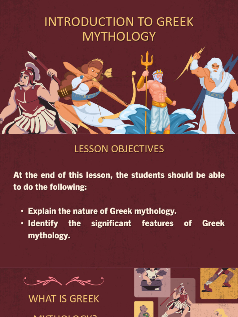 ENG10_Q1-INTRODUCTION-TO-GREEK-MYTHOLOGY | PDF