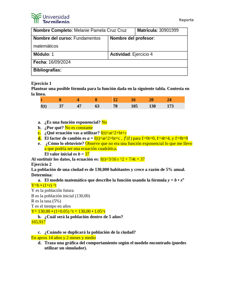 Ejercicio4 Funtamentos M | PDF