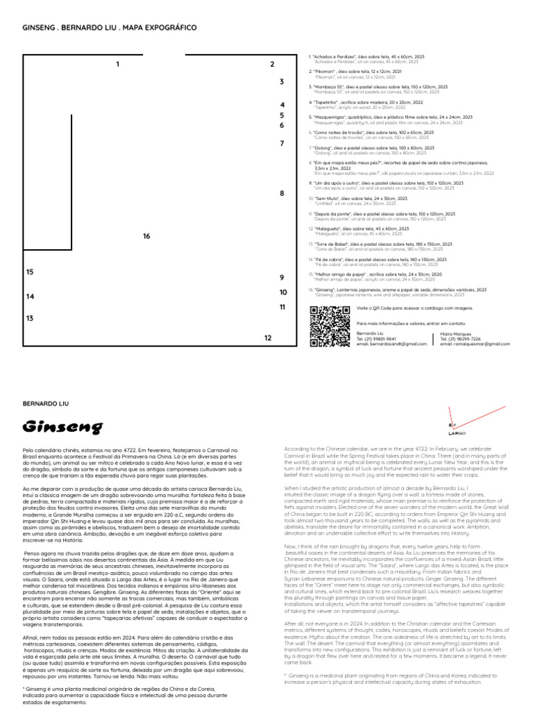 Ginseng - mapa expositivo (2024) | PDF