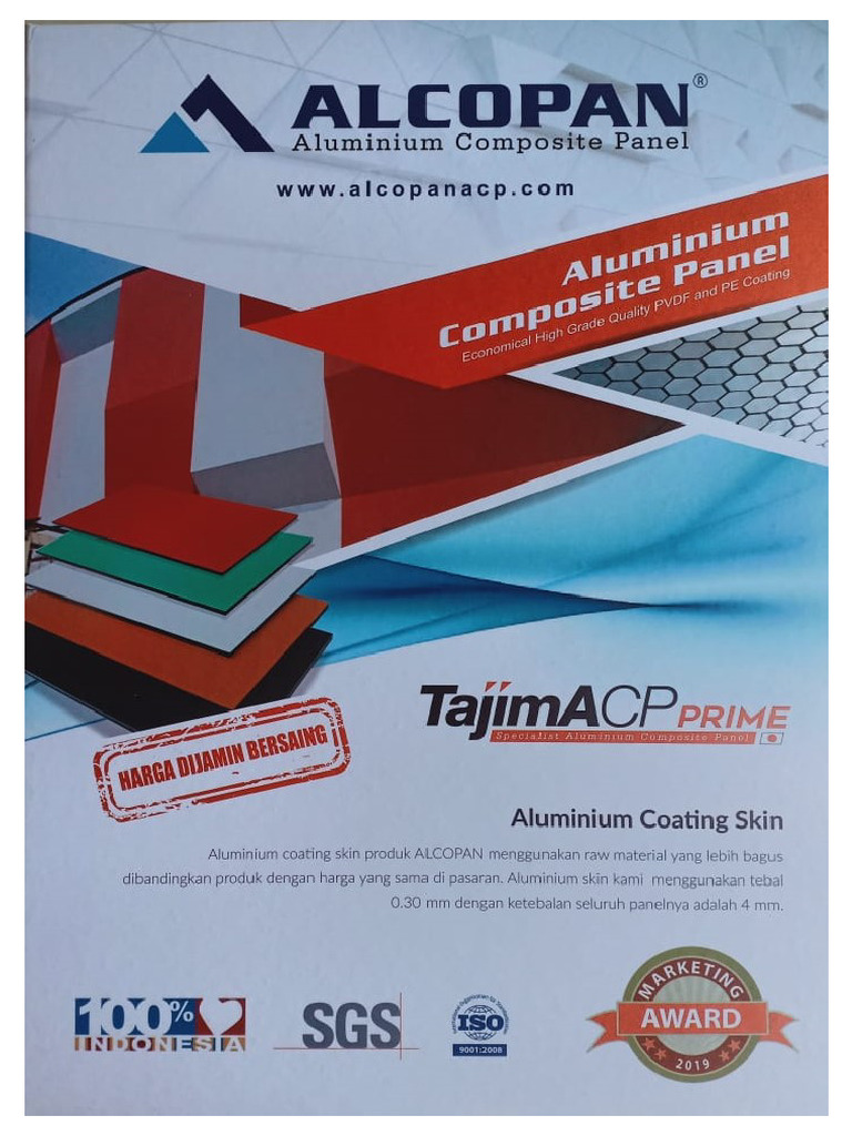 Katalog Alcopan-Tajima | PDF