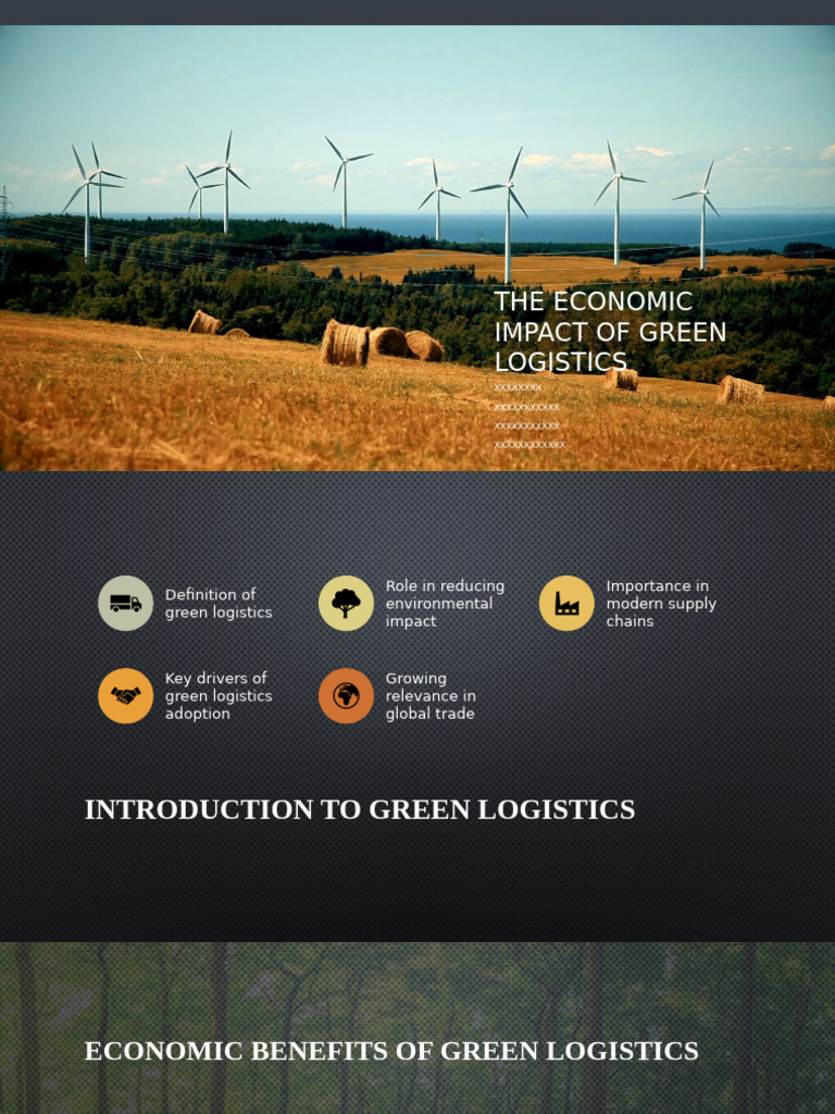 Economic Impact of Green Logistics | PDF | Sustainability | Logistics