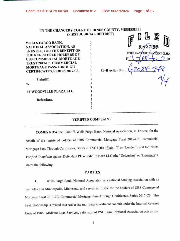 Wells Fargo lawsuit | PDF