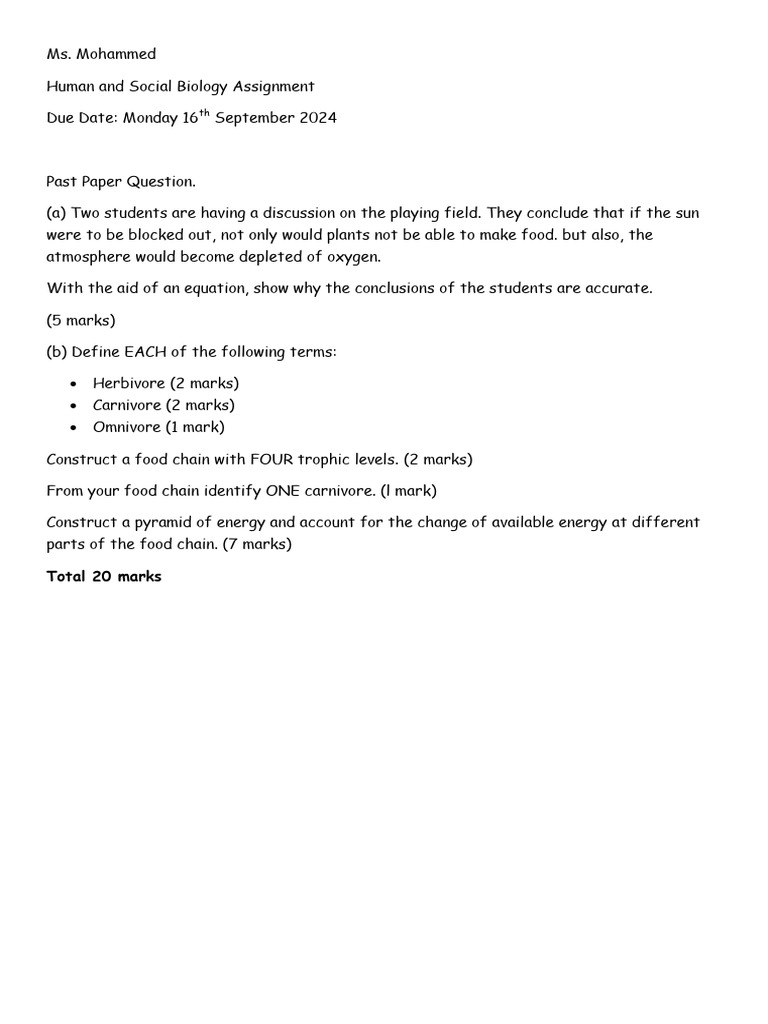 HSB Assignment 1 | PDF