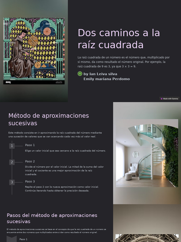 Raíz Cuadrada Dos Caminos . | PDF