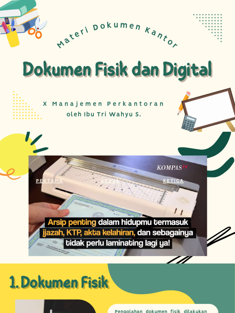 Dokumen Fisik dan Digital | PDF