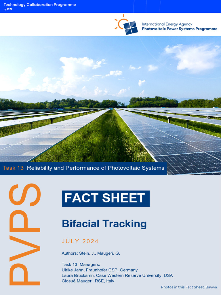 Task-13-Bifacial-Tracking-Fact-Sheet | PDF
