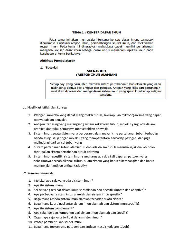 Tutoria 1 Pertemuan 1 | PDF