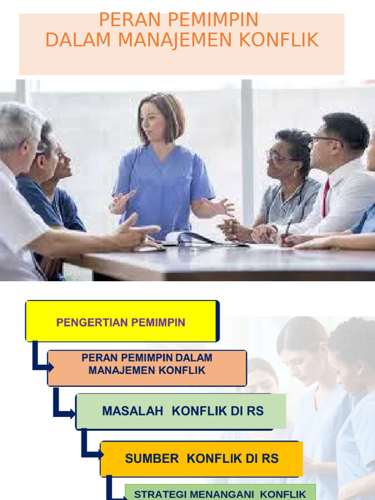Peran Pemimpin DLM Manajemen Konflik. | PDF