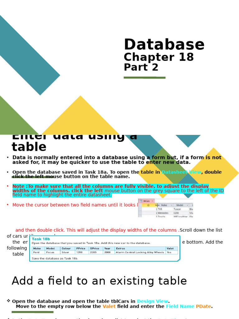 Database Part 2 | PDF