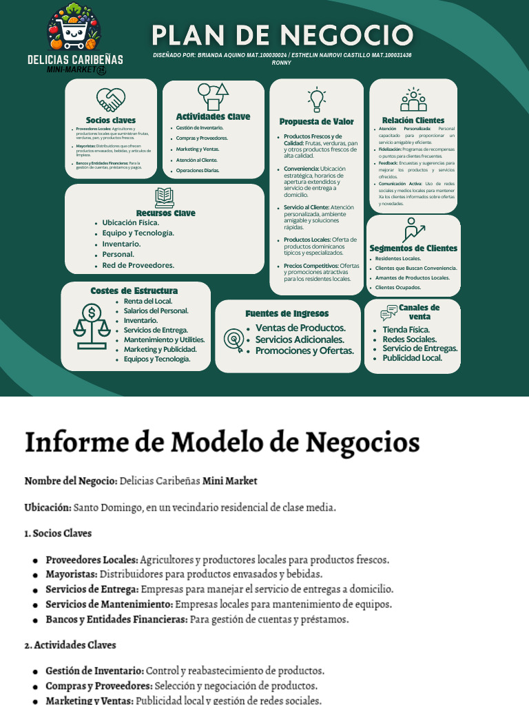 Modelo de Negocio | PDF