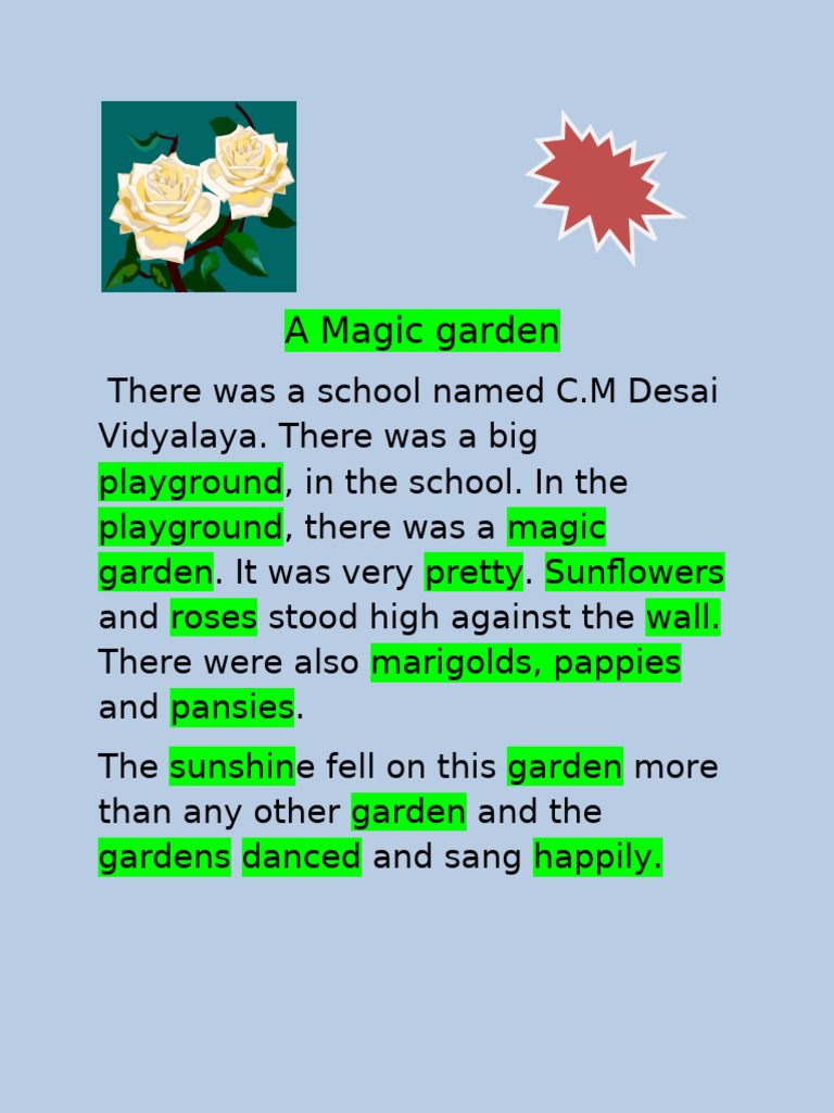 A Magic Garden | PDF